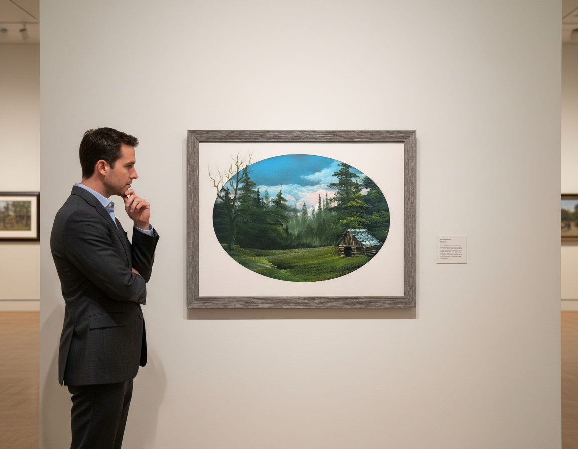 Bob Ross Episode Painting Little Home in the Meadow Season 24, Episode ...