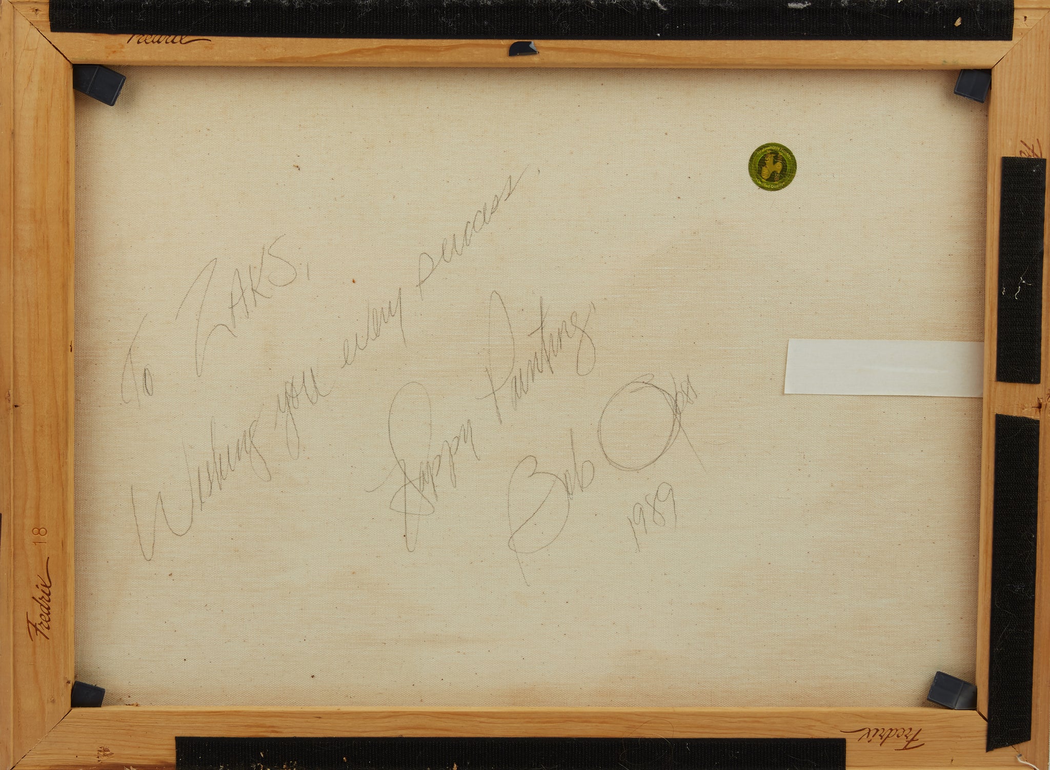 Bob Ross Authentic Signed Original Forest Hills Painting Contemporary ...